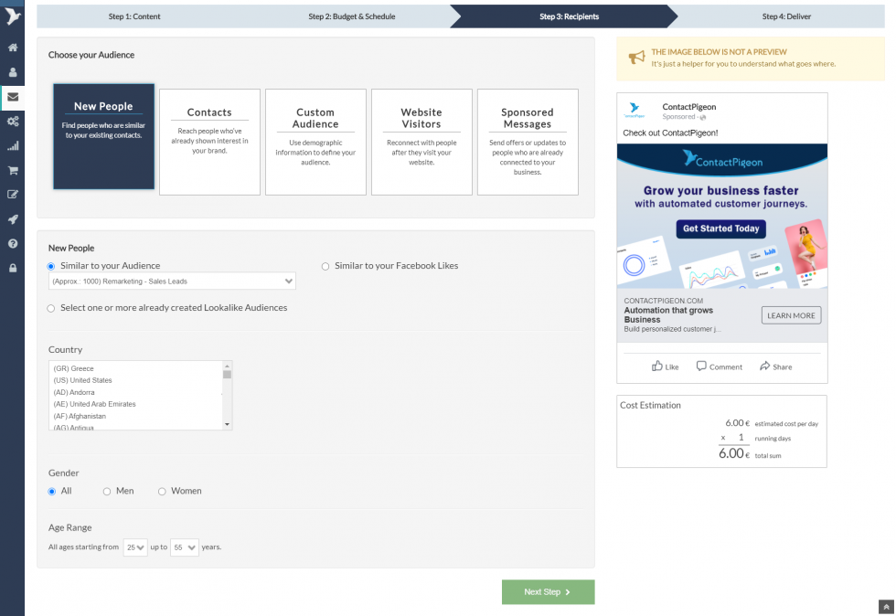 Acquire New Customers with ContactPigeon's Facebook Ads - Omnichannel ...